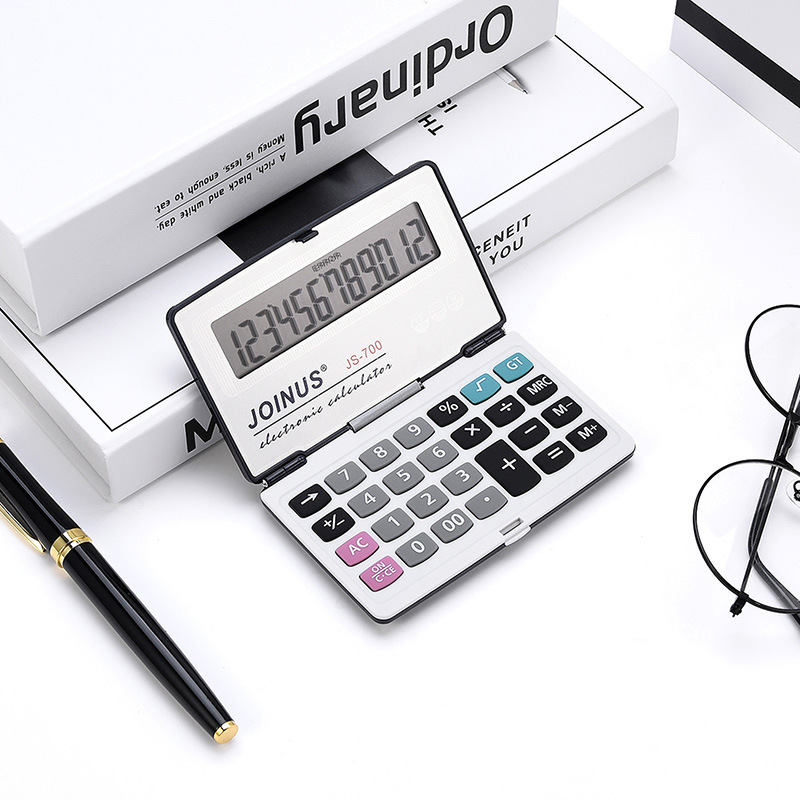 Mini Gift Folding Calculator Flip 12 Digits