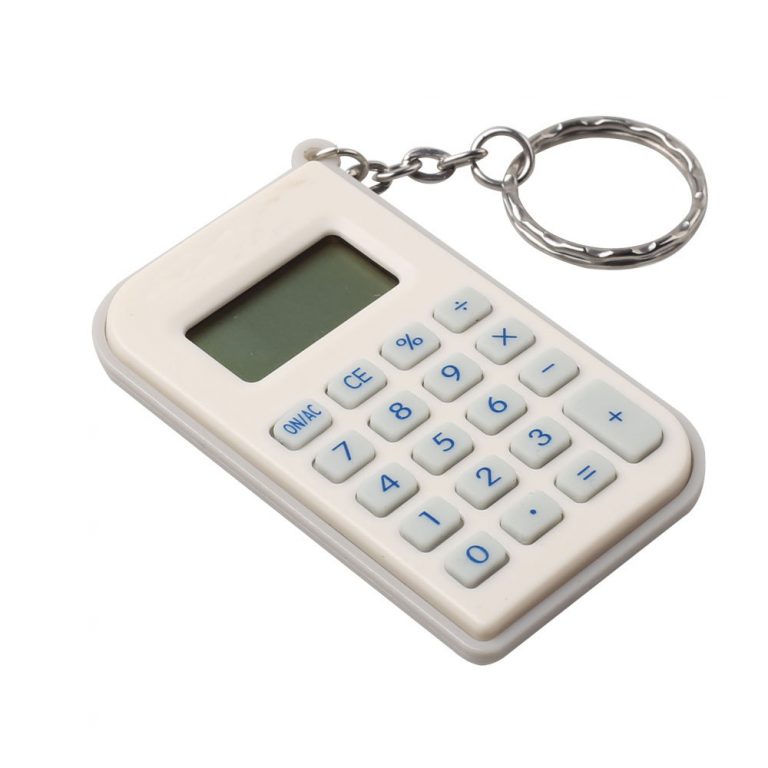 Pocket calculator Keychain portable gift calculator
