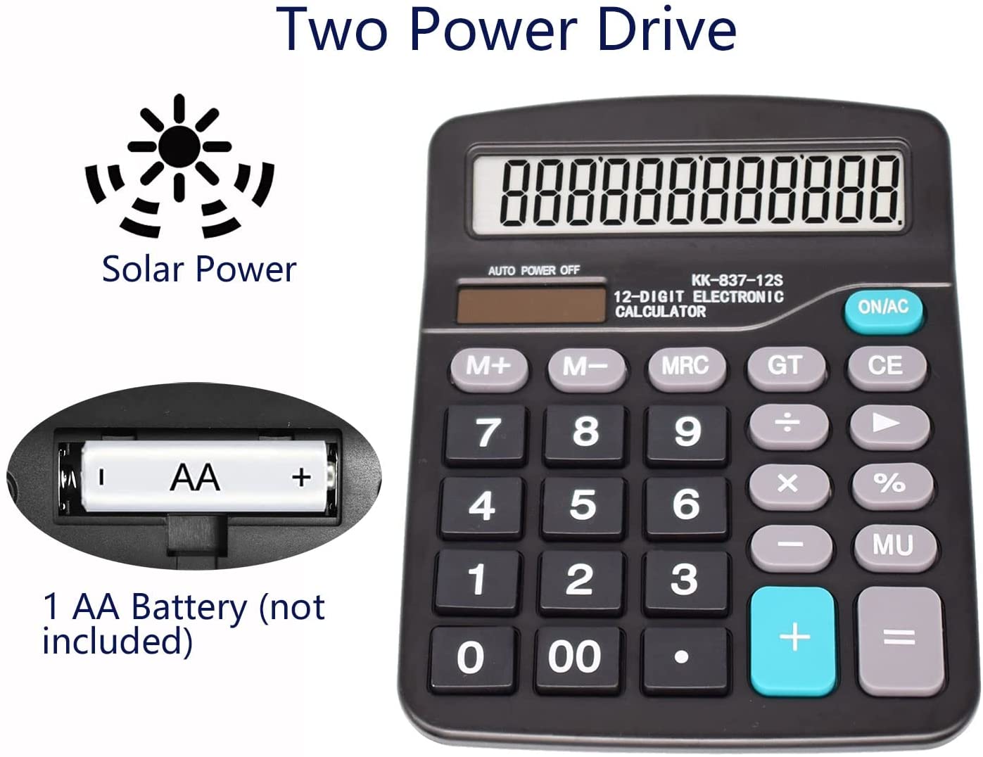 12 Digit Standard Function Desktop Calculator