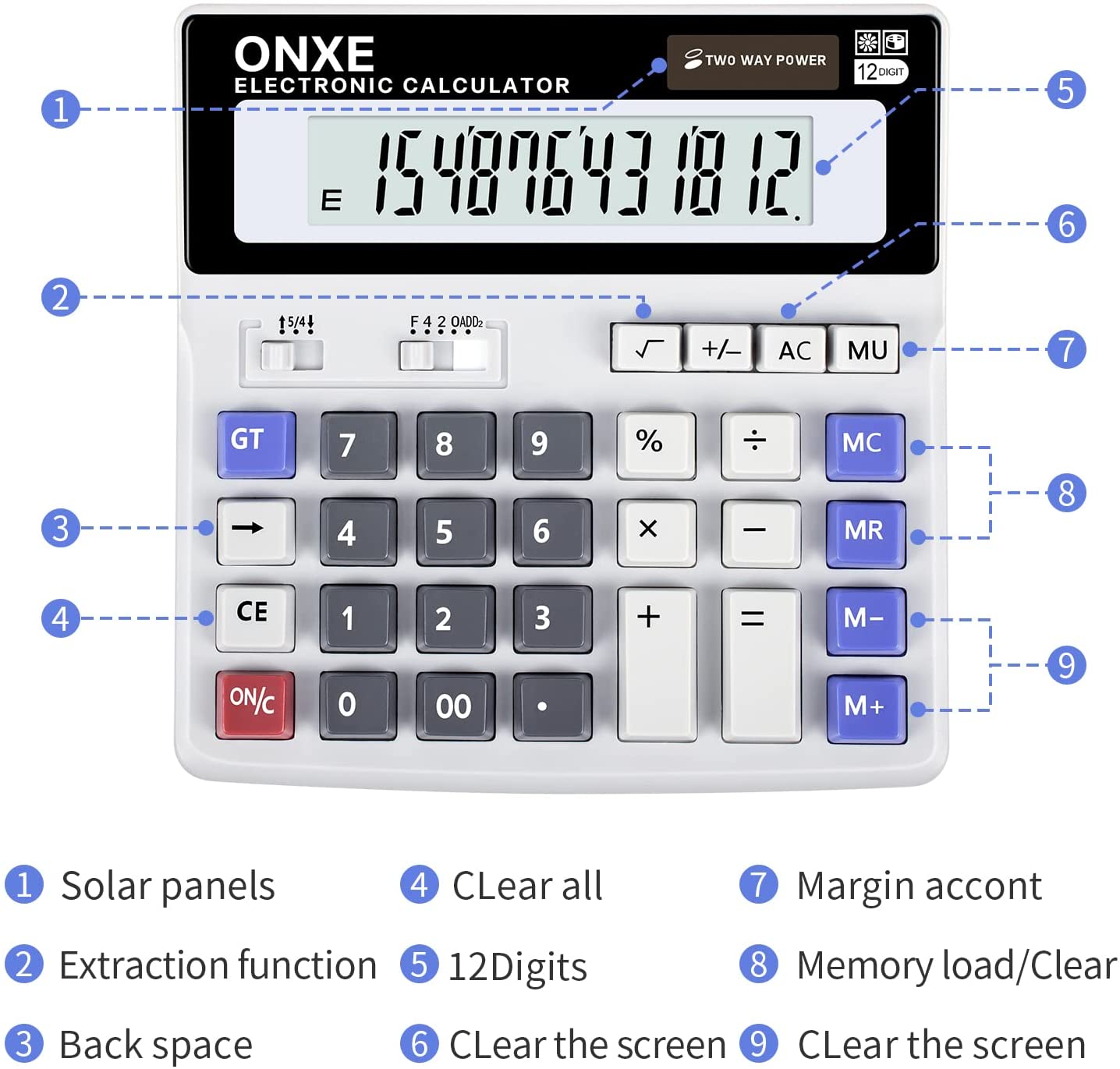 Standard Function Scientific Electronics Desktop Calculators